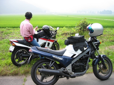 ツーリング日誌9：VTZ FOREVER :バイク ツーリング 旅の写真 VTZ250